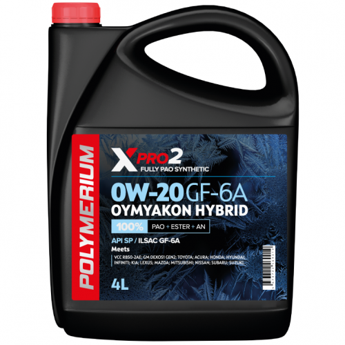 POLYMERIUM XPRO2 0W-20 GF-6A SP OYMYAKON HYBRID